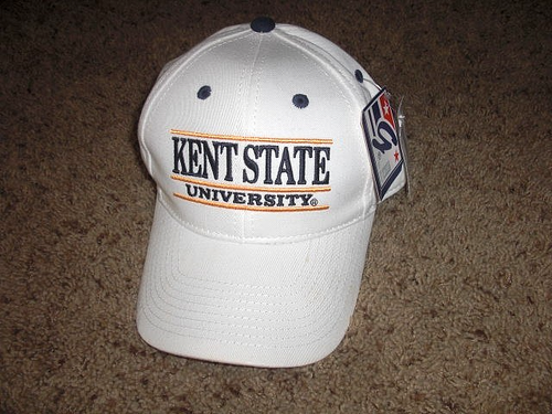 Vintage KENT STATE white The Game SCRIPT SNAPBACK Ballcap Hat adult NEW ...