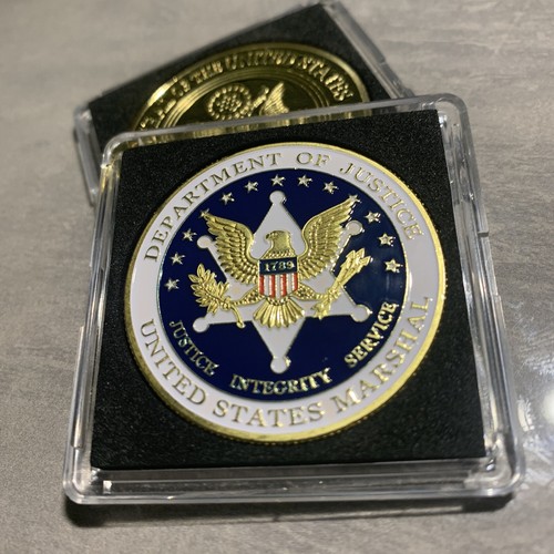 United States Marshal ⭐ *USMS* GOLD FINISH Challenge Coin with Case! | eBay