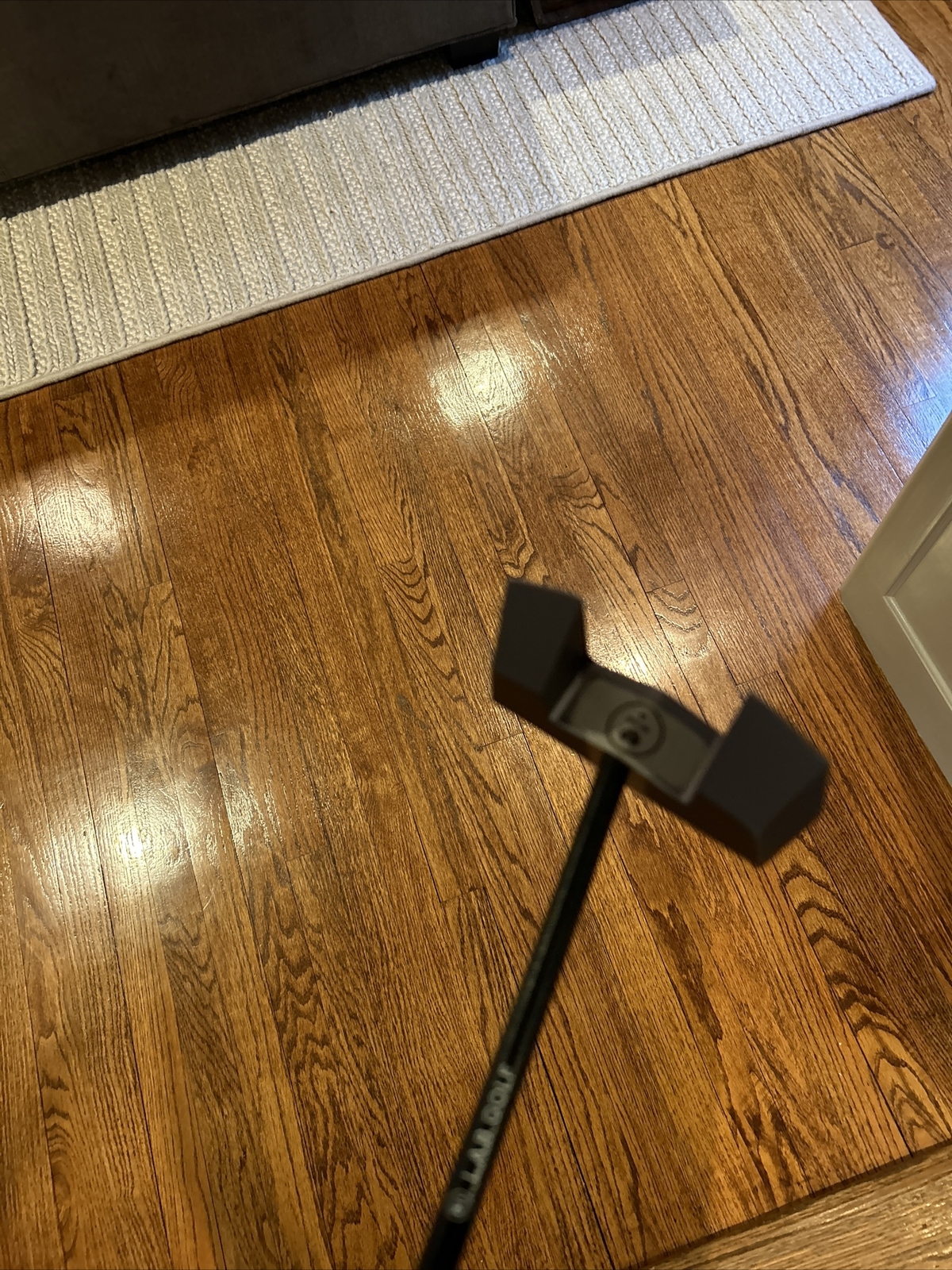 Lab Golf Mezz MAX Platinum Broomstick 46" 77* Lie Putter Accra Black ...