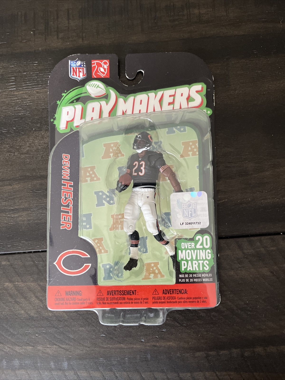 NFL PlayMakers Action Figure Devin Hester Chicago Bears McFarlane Hall ...