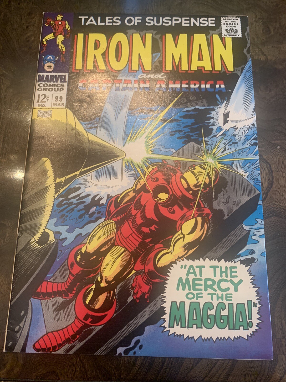 TALES OF SUSPENSE 99 MARVEL COMICS BOOK IRON MAN/CAPTAIN AMERICA (1968 ...