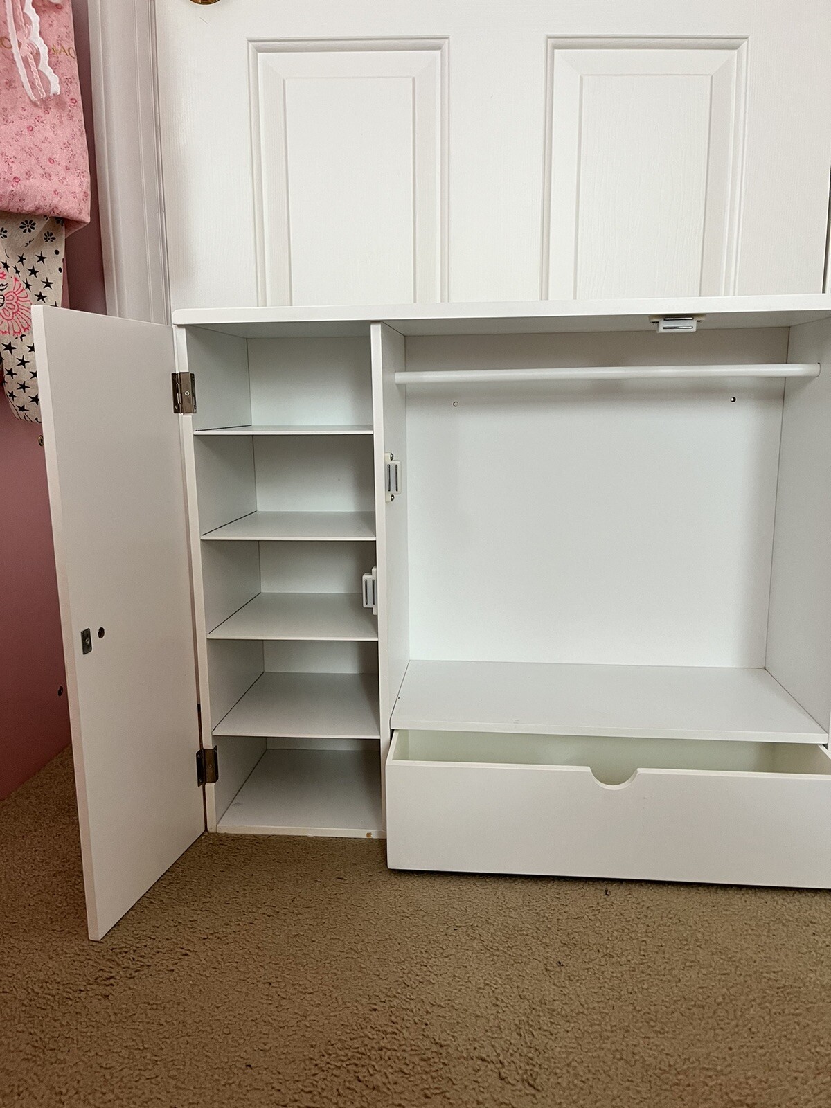 American Girl Doll Wardrobe Closet Vanity Armoire | eBay