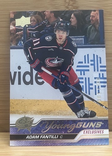 Adam Fantilli 2023-24 Upper Deck Extended Young Guns Exclusives /100 ...