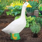 Large White 23"H Dress Up Goose Garden Statue Blow Mold Outdoor Yard ...