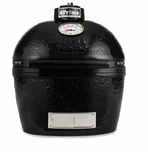 Primo PGCJRH Oval JR 200 21" Black Junior Ceramic Charcoal Grill | eBay