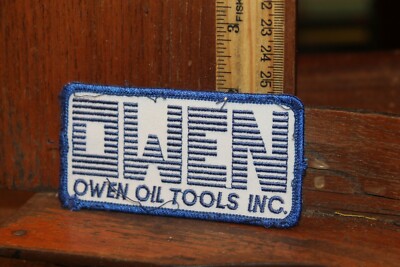 Embroidered Patch Owen Oil Tools | eBay