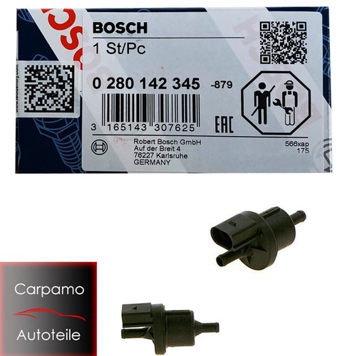Bosch 0280142345 Entlüftungsventil Tankentlüftungsventil VW Golf5 6 ...