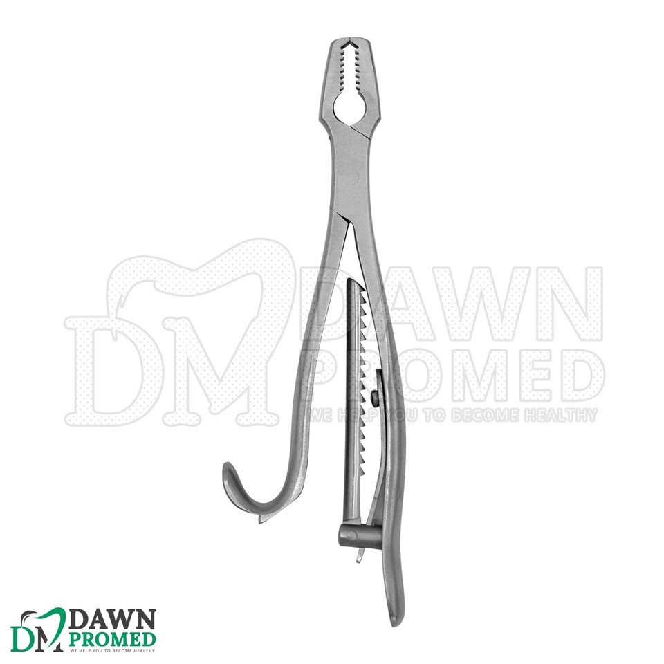Kern Bone Holding Forceps 5 Pcs Set Ratchet Bar Orthopedic Instrument ...