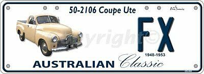 Holden UTE UTILITY Number Plates GMH Licence Vanity Sign license plate ...