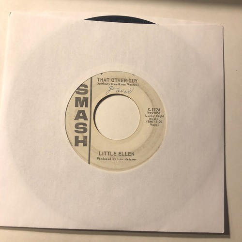 Little Ellen 7" 45 record Promo Wl That Other Guy / Answer Me My Love ...