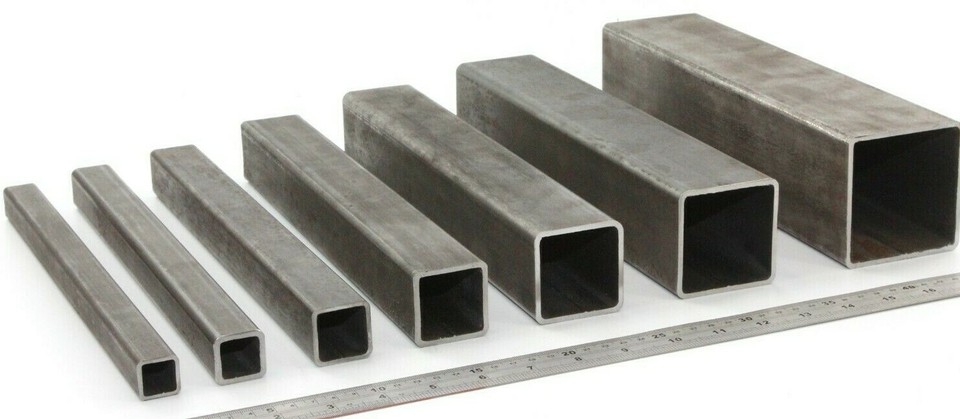 Mild Steel SQUARE Box Section Bandsaw Cut & Special lengths to order UK ...