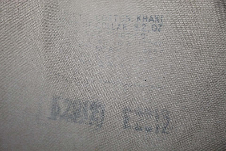 Original Early Korean War Era U.S. Army "SCARWAF" Patched Khaki Uniform ...