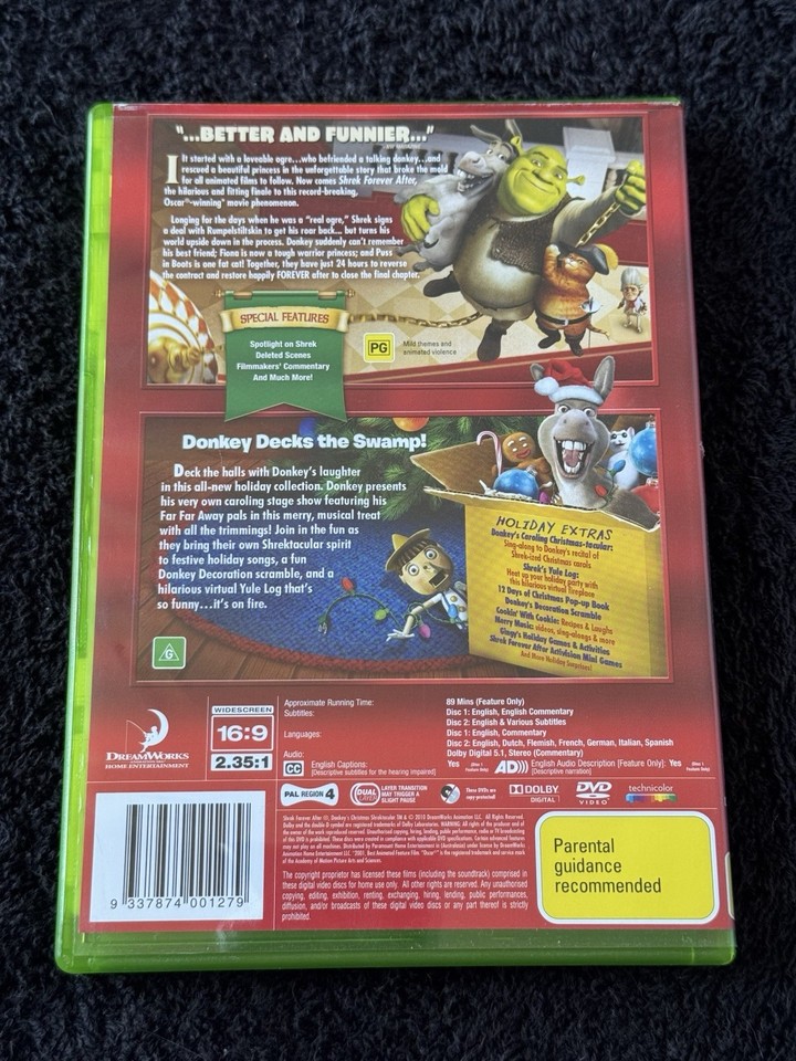 Shrek The Final Chapter & Donkeys Christmas Shrektacular - Bonus Double ...