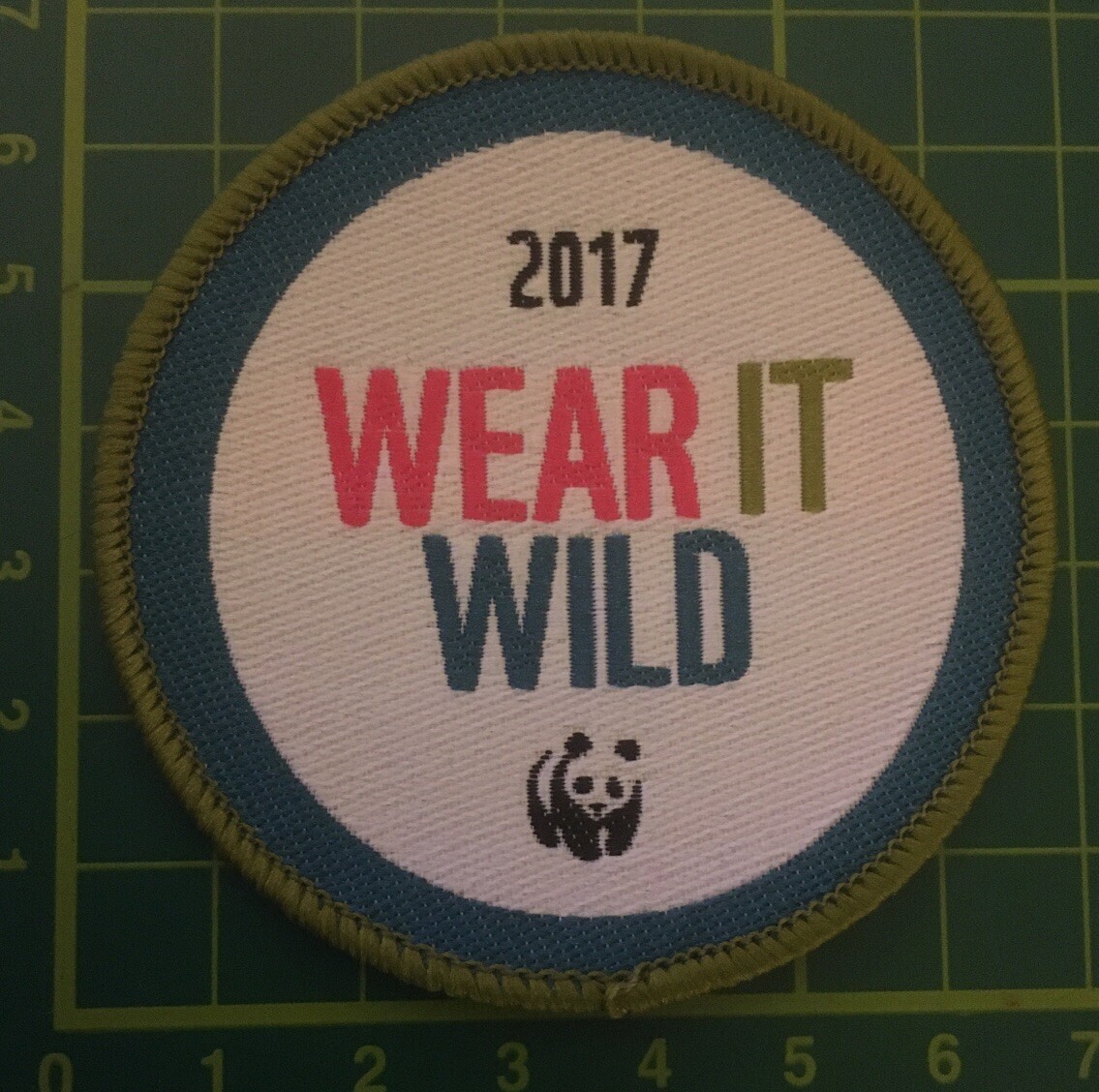 Wear It Wild 2017 WWF Badge Patch Scouts Guides Brownies Sew On Camp ...