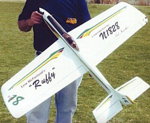 Ruffy Control Line Balsa Wood Model Airplane Kit RSM Dist | eBay