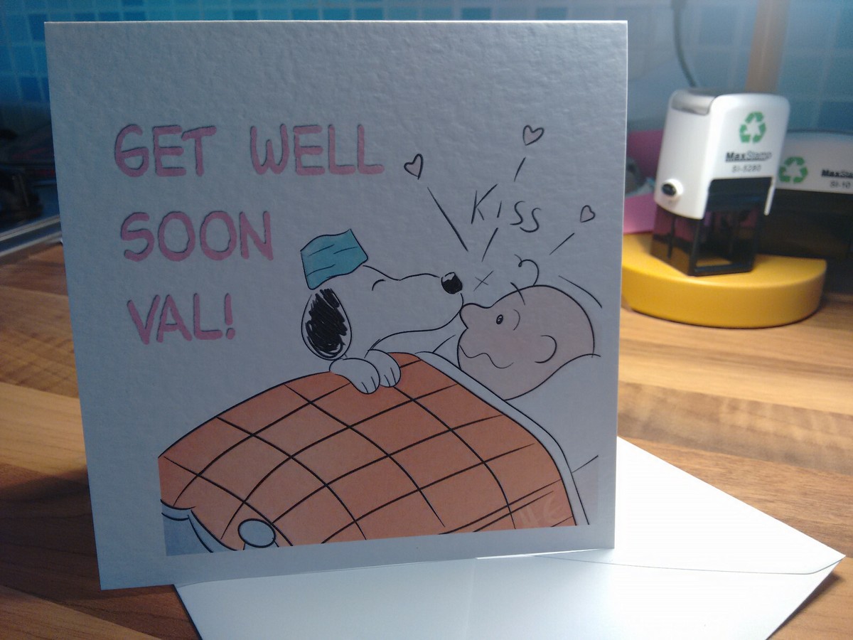 Snoopy Get Well Soon Messages 2 New Hallmark GET WELL CARDS, PEANUTS