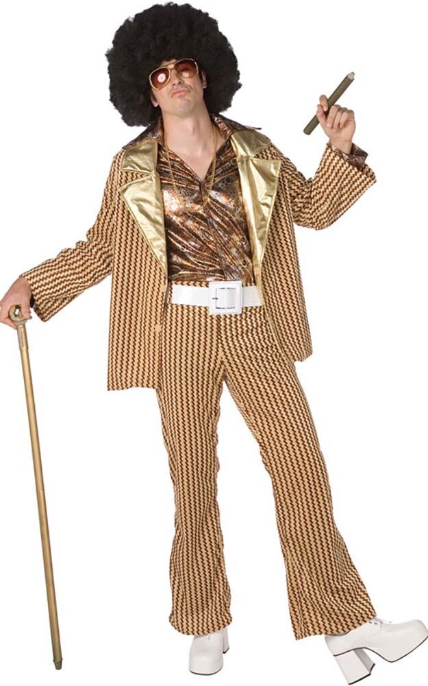 ADULT MENS THA FELLA 1970S PIMP DADDY FANCY DRESS HALLOWEEN COSTUME | eBay
