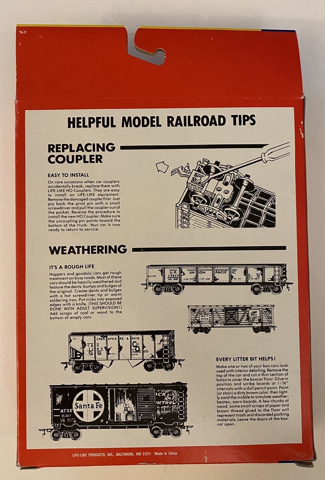 Life-Like Trains 3-Pack Fast Freight Swift Union Pacific HO Scale New ...
