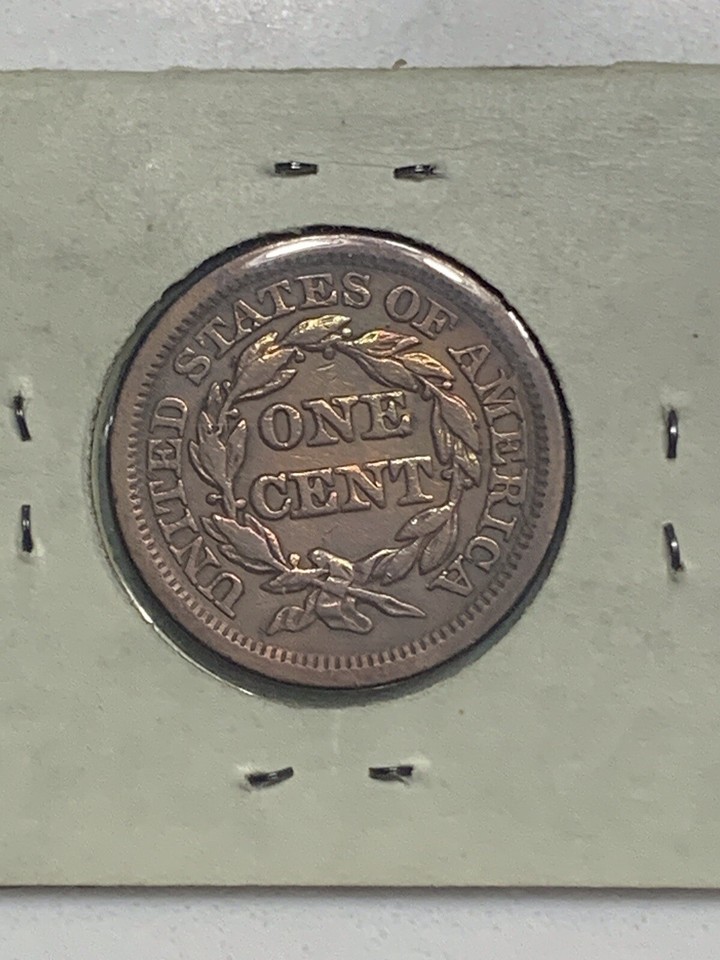 1848 BRAIDED HAIR LARGE CENT | eBay