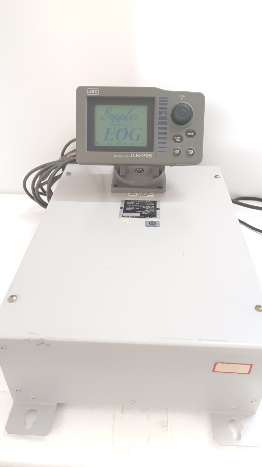 JRC JLN - 205 Marine Doppler Speed Log Display Unit Model Nww-65 for ...
