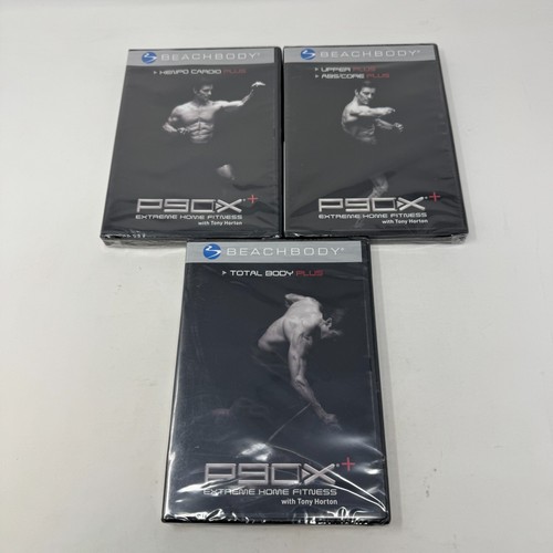 P90X+ Kenpo Cardio, Upper & ABS/Core, Total Body Plus DVD Set of 3 ...
