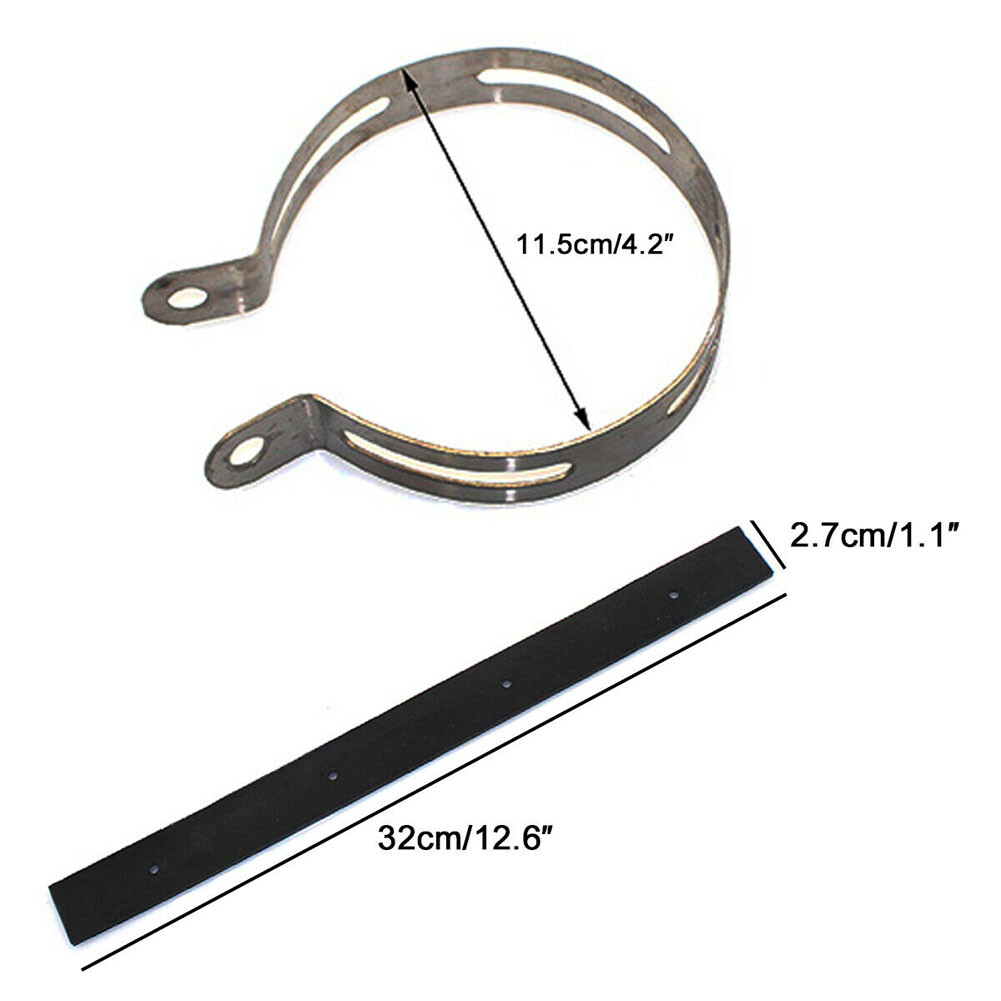 Universal 11cm Motorcycle Silencer Hanger Exhaust Muffler Mount Bracket ...