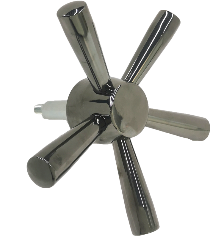 5 Spoke Gun Safe Handle For Strong Safes & Vault Doors With Black ...