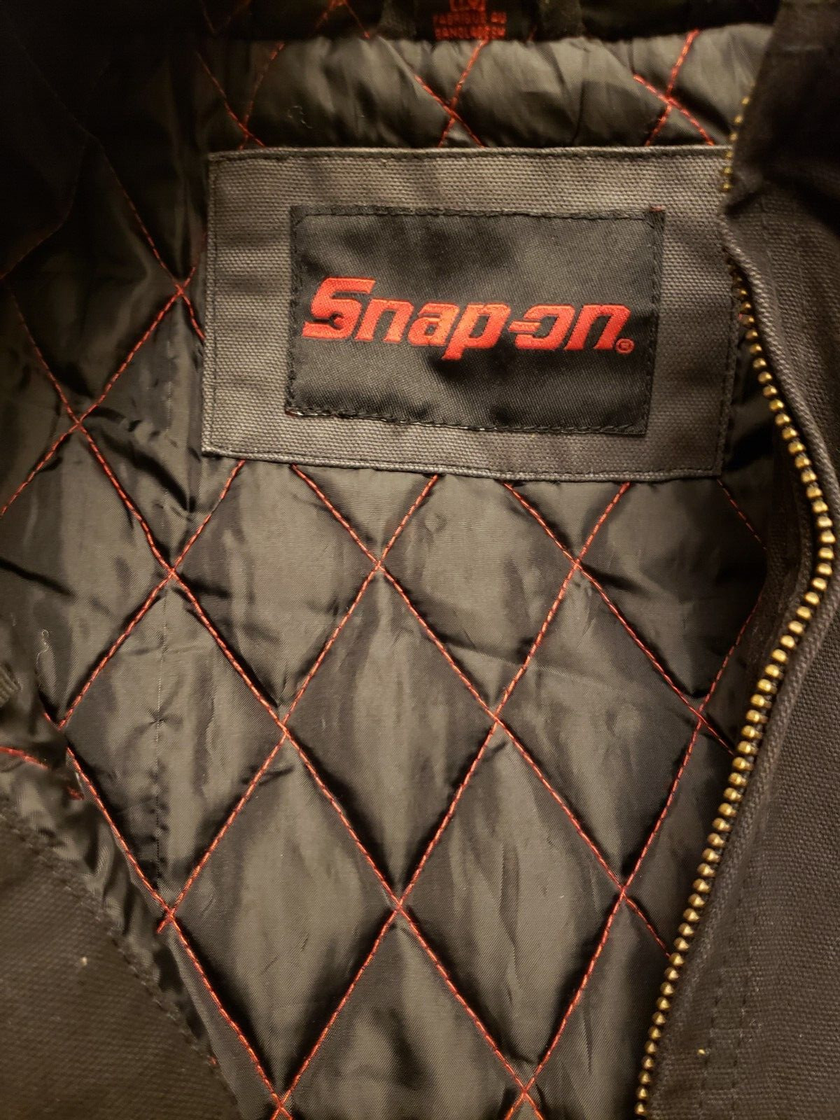Snap On Tools Men's 95th Anniversary Black Quilted Ho… - Gem
