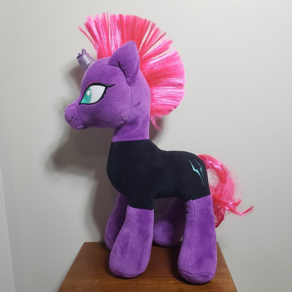 Build A Bear Tempest Shadow My Little Pony Plush Unicorn 19 inches Pink Mohawk eBay