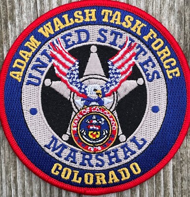 US Marshals Service - DofCO Adam Walsh TF BL-R - SecondGEN FC patch - Very Rare | eBay