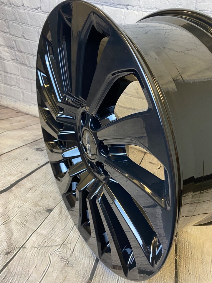 22" LINCOLN NAVIGATOR WHEEL RIM FACTORY OEM 10254 2020-2021 GLOSS BLACK ...