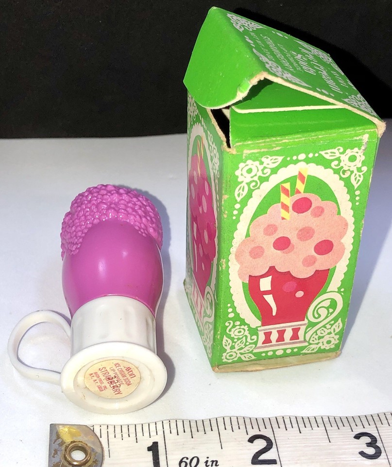 Vintage Avon Ice Cream Soda Strawberry Lip Balm UNUSED | eBay