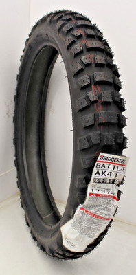 BRIDGESTONE BATTLAX AX 41 ADVENTURE CROSS 100/90 - 18 56P FRONT TYRE ...