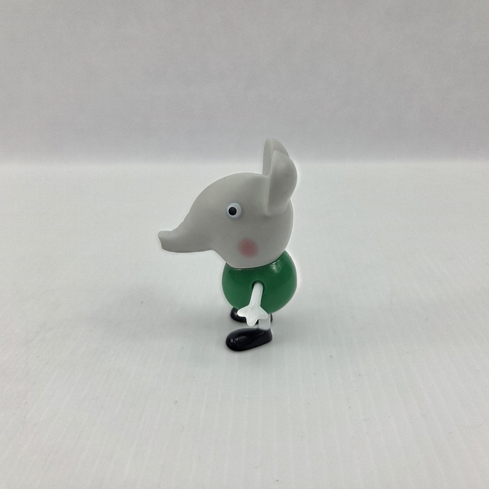 Peppa Pig Friend Boy EDMOND ELEPHANT w Green Shirt PVC Toy Figure | eBay