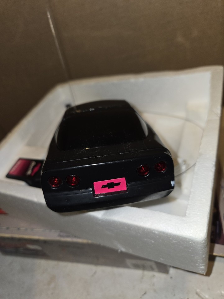 Vintage 1985 Bat Op Radio Control Chevy Corvette Car In Box,Works,ERTL ...