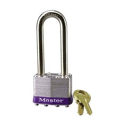 Master Lock® Long Shackle Padlock Keyed Different | eBay