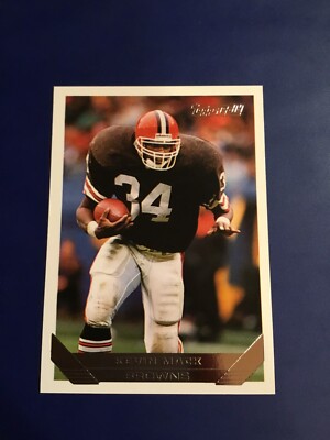 1993 Topps Gold # 378 KEVIN MACK Cleveland Browns Nice GOLD ! | eBay