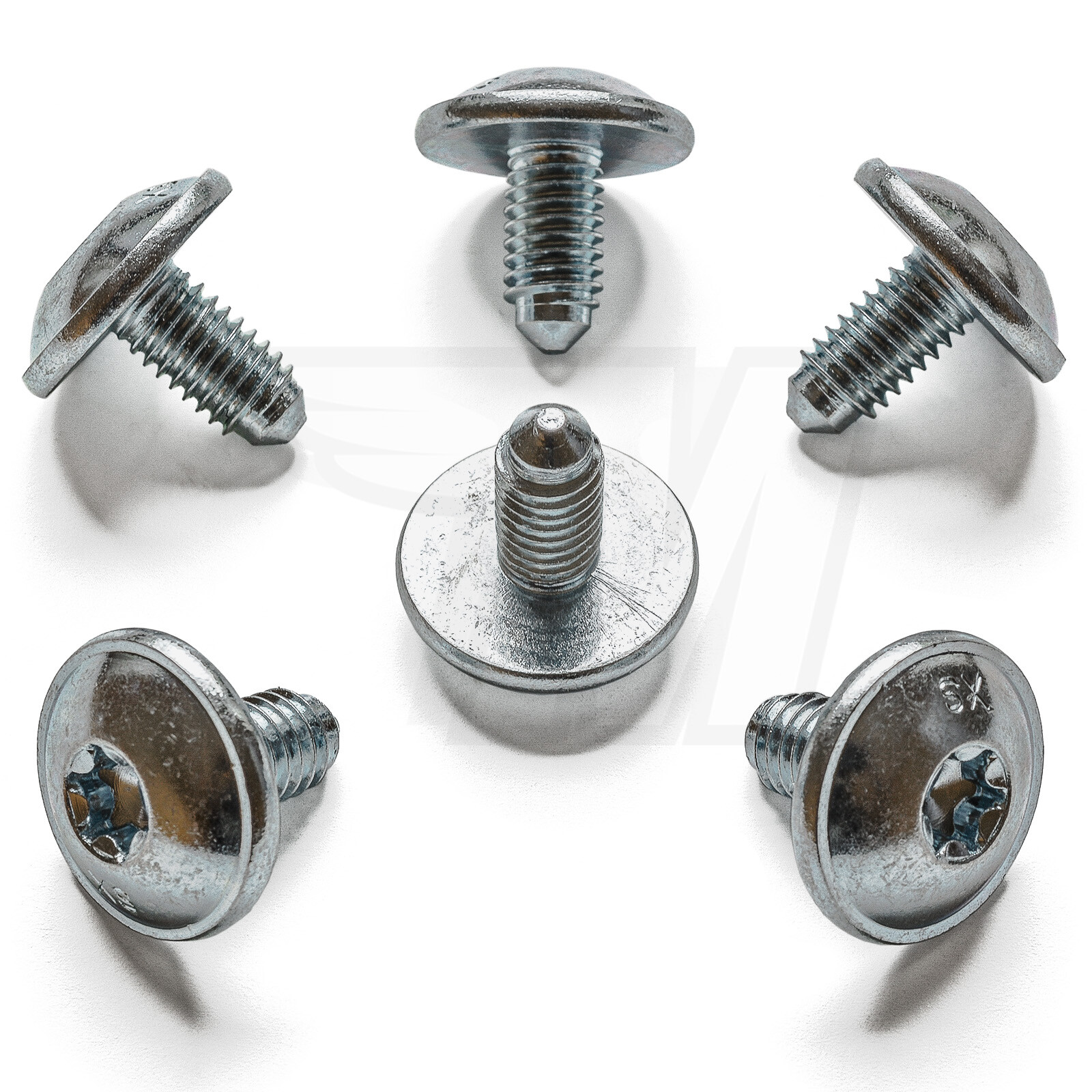 30x M6 Torx Schraube für Stoßstange Dachfenster für VW Seat Skoda ...