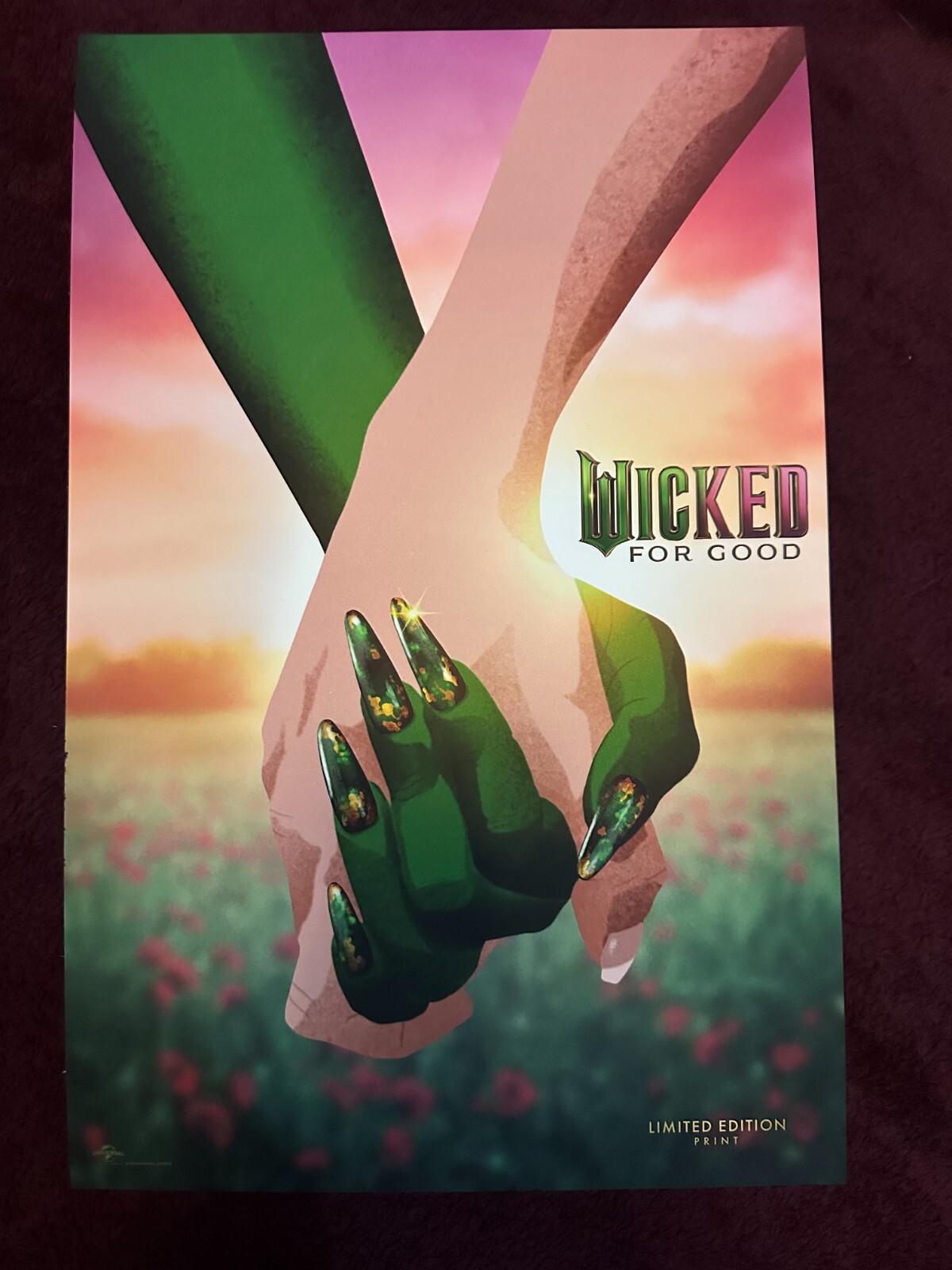 Wicked For Good Poster – 2025 Movie Rare Limited Edition Print | eBay
