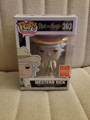 Funko Pop Rick and Morty Western Rick SDCC 2018 Shared Exclusive | eBay