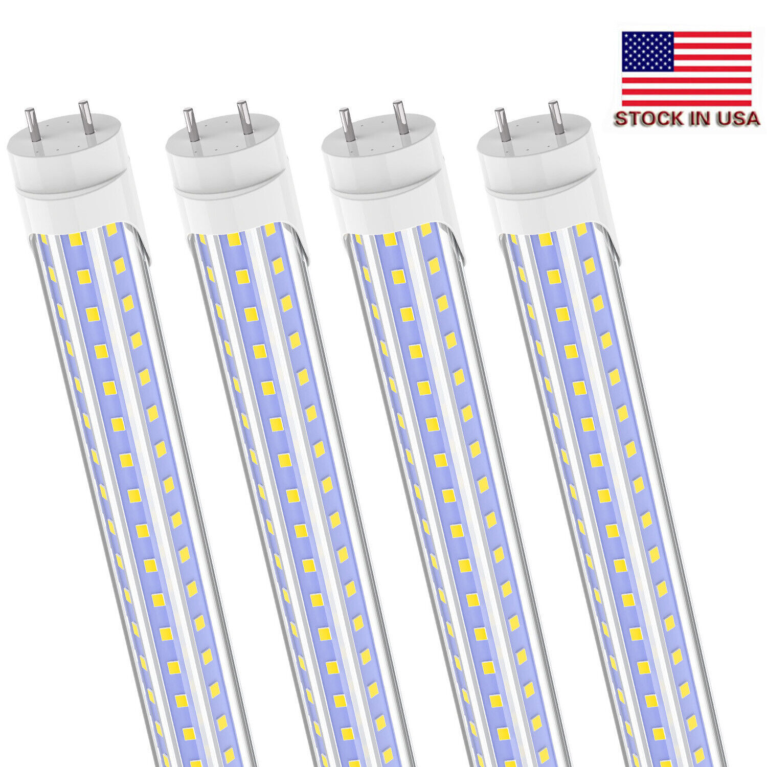 4FT T8 G13 LED Tube Light Bulbs 60W Garage Ceiling LED Shop Lights D ...
