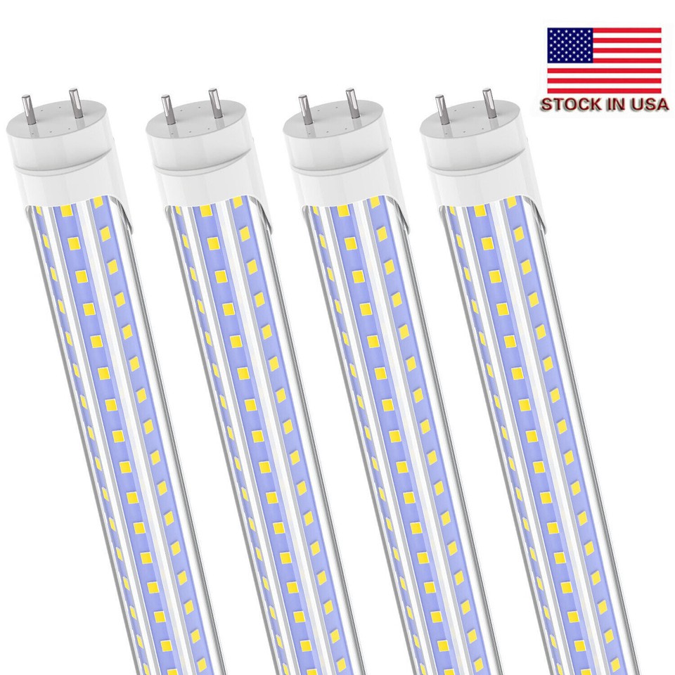 4FT T8 G13 LED Tube Light Bulbs 60W Garage Ceiling LED Shop Lights D ...