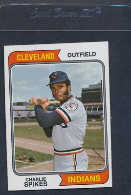 1974 Topps #058 Charlie Spikes Indians NM *136 | eBay