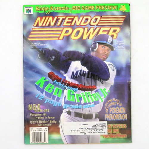 Nintendo Power Volume Issue 108 May 1998 Ken Griffey Jr. Quest 64 ...