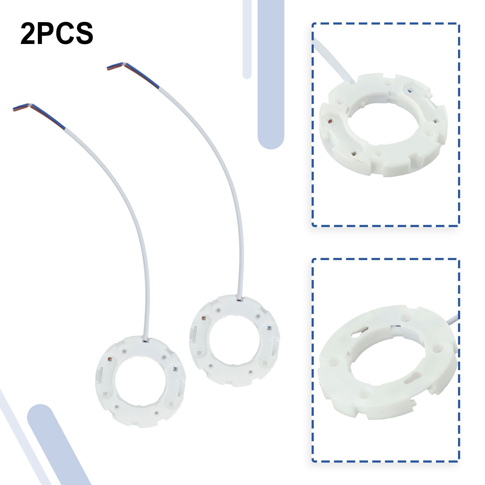 GX53 Lamp Holder LED Light Light Source Most Customary LED 2Pcs Durable ...