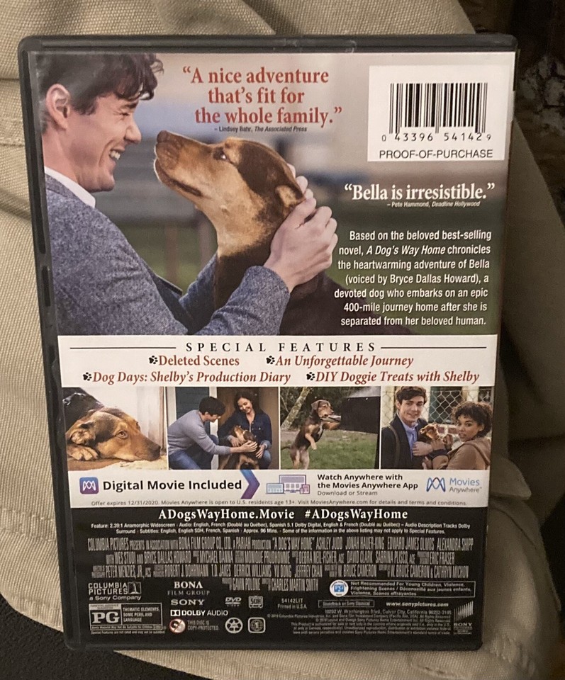A Dogs Way Home - DVD By Ashley Judd - GREAT CONDITION 43396541429 | eBay