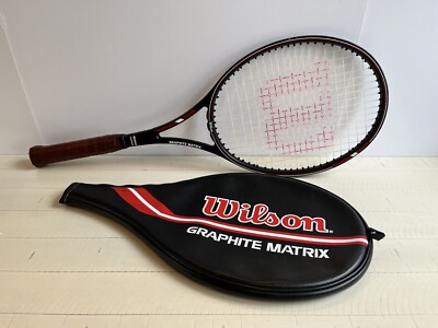 Wilson Graphite Matrix Midsize Graphite Reinforced Tennis Racquet 4 1/2 ...