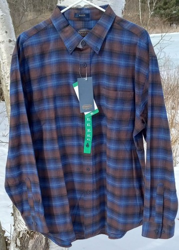 Pendleton Mason Flannel Shirt Blue multi color Plaid XL Extra Large NWT | eBay