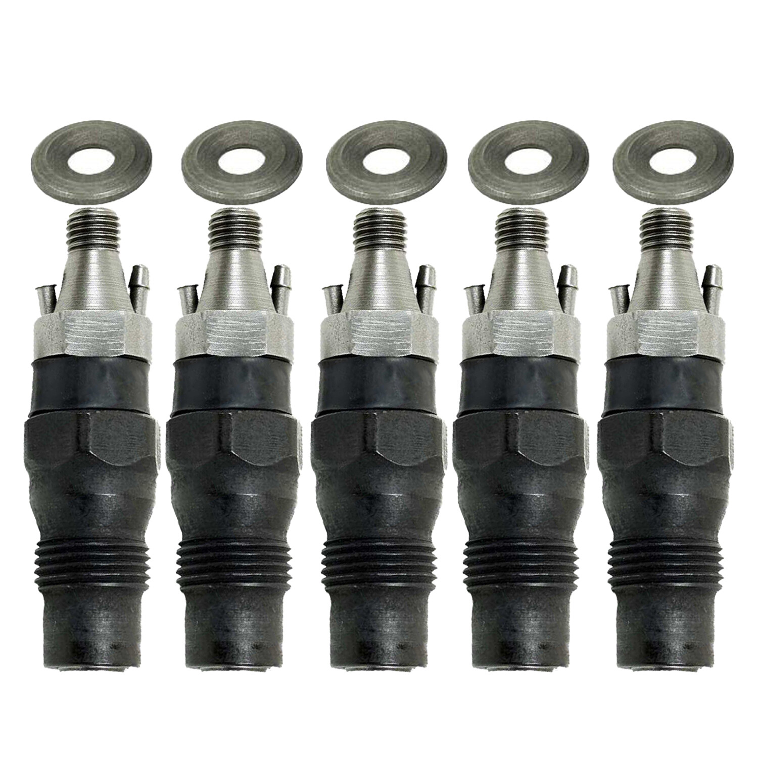 Bosch Rebuilt Fuel Injector Assembly Set (5 Pieces) For W123 300CD 300D ...