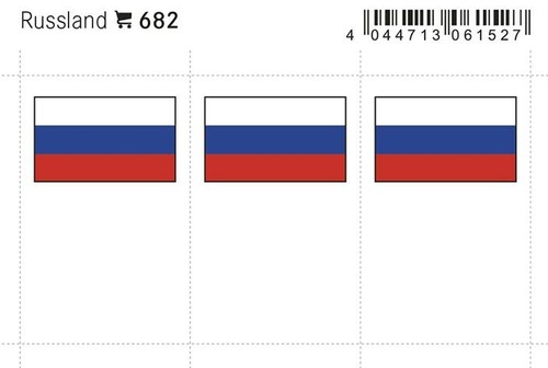 6 Lindner 682 Russia Sticker Flags Signetten | eBay Australia